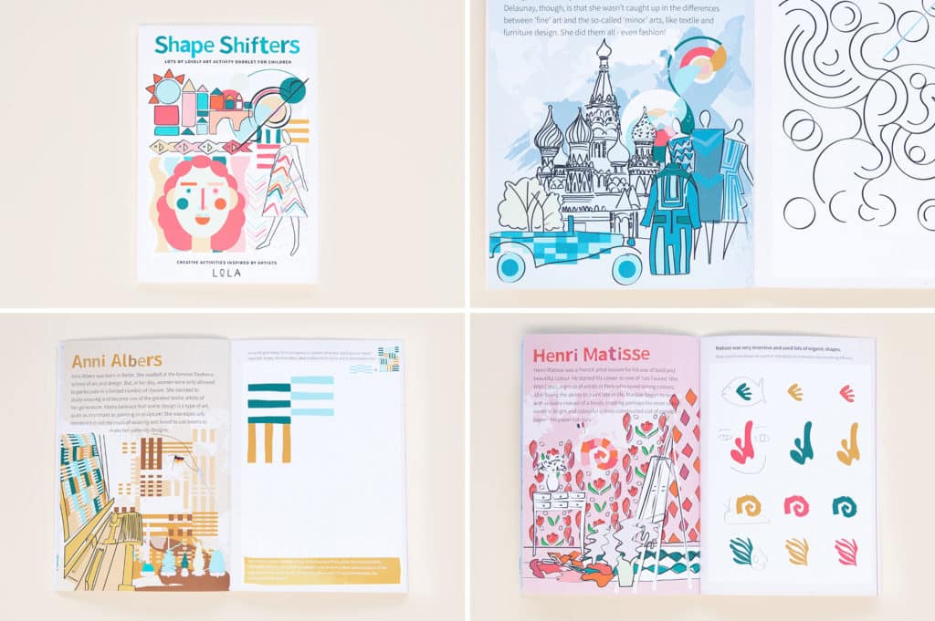 Shape Shifters Activity Booklet - Lots of Lovely Art