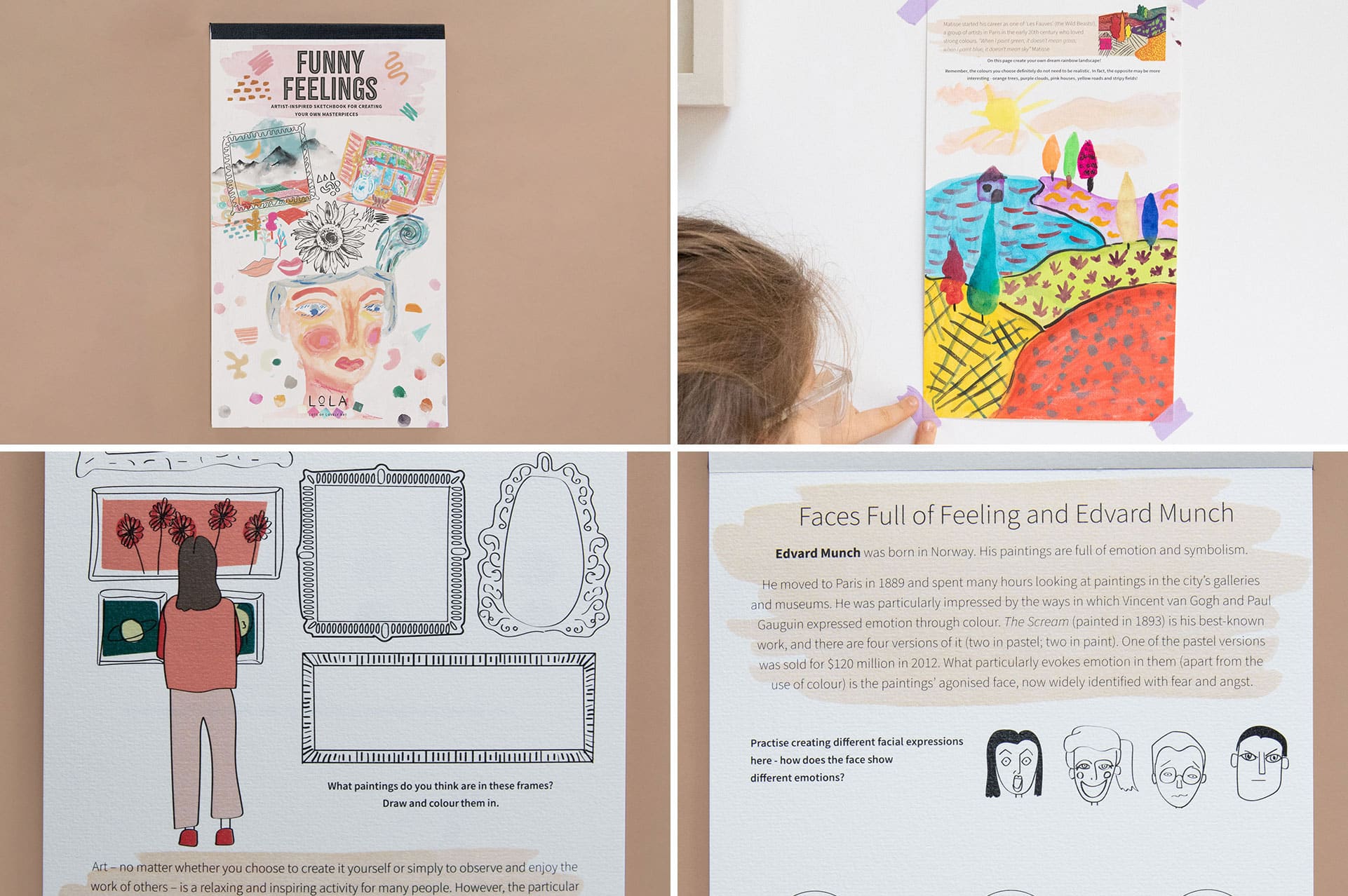 Funny Feelings Sketchbook - Lots of Lovely Art