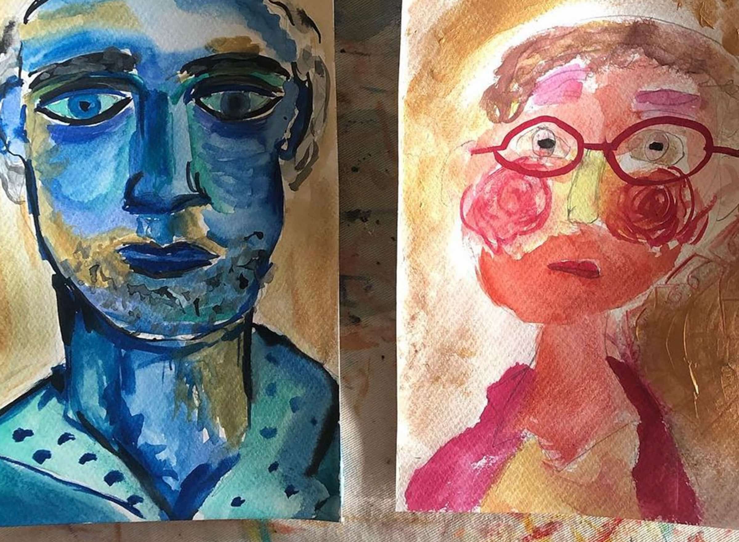 A Dad Portrait for Father's Day - Lots of Lovely Art