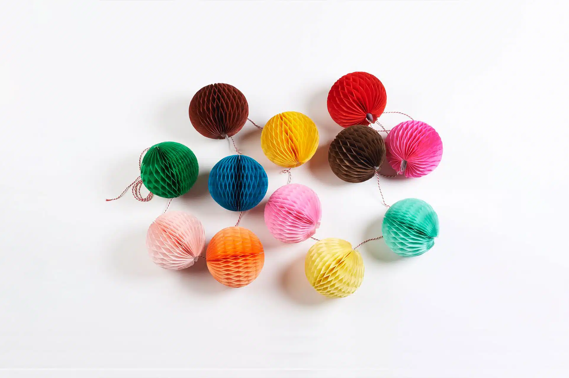 Bunting Ball Garland - Lots of Lovely Art